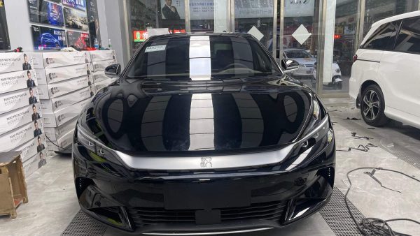 BYD car paint protection film construction effect - WooMagicar