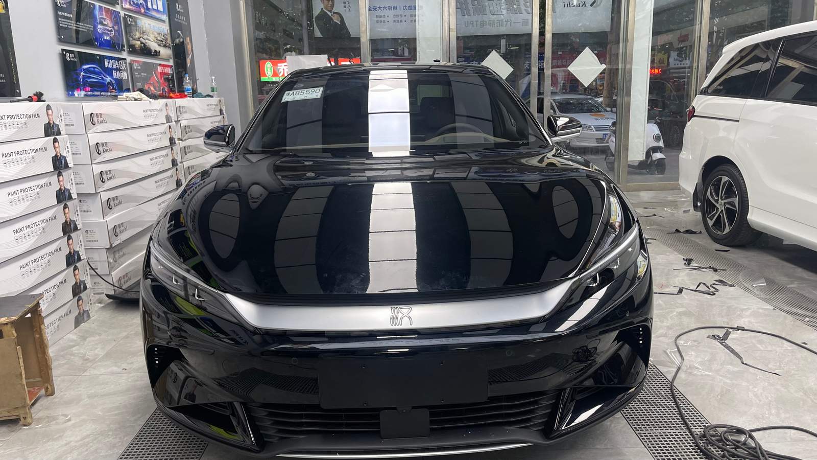 BYD car paint protection film construction effect – Qingdao Magic New ...