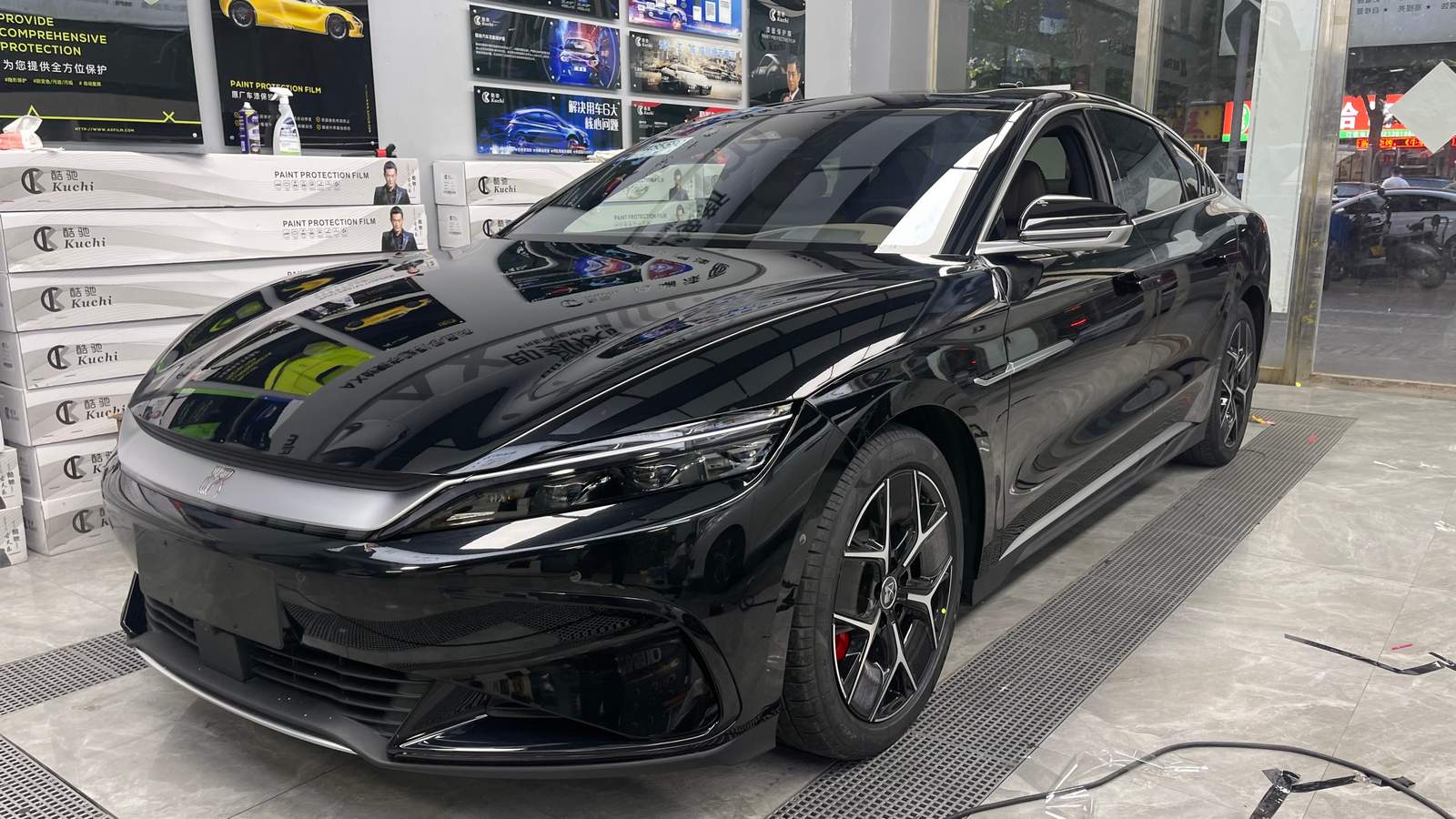 BYD car paint protection film construction effect – Qingdao Magic New ...