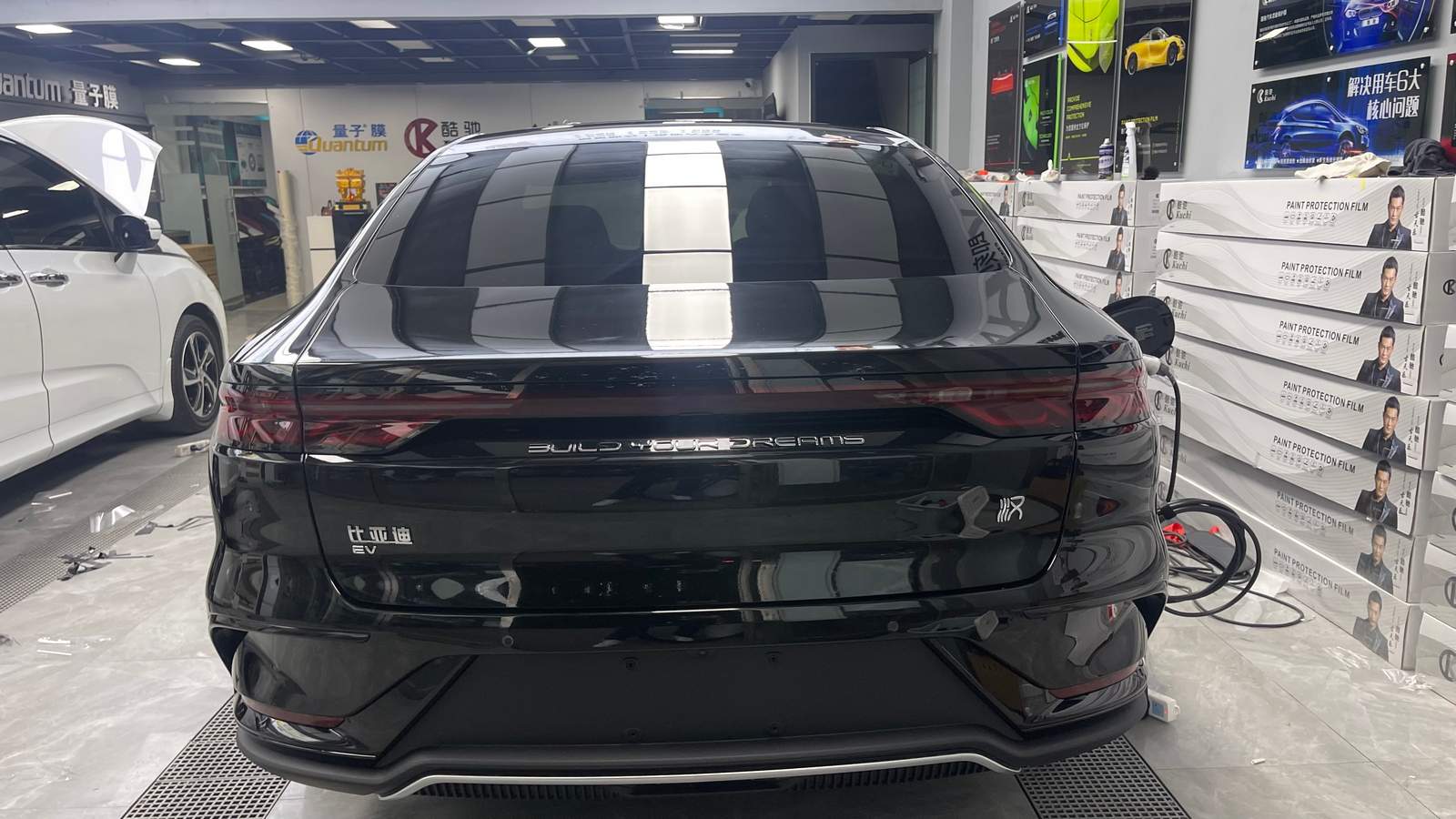 BYD car paint protection film construction effect – Qingdao Magic New ...