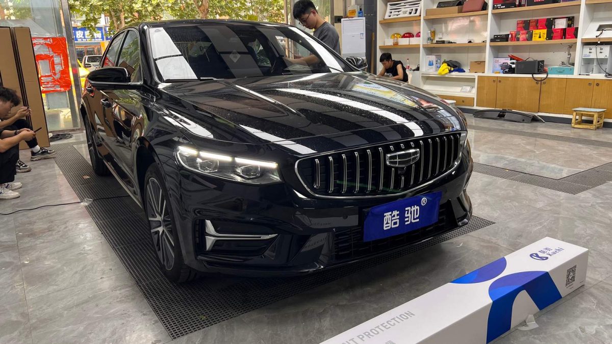 GEELY car paint protection film construction effect – Qingdao Magic New ...