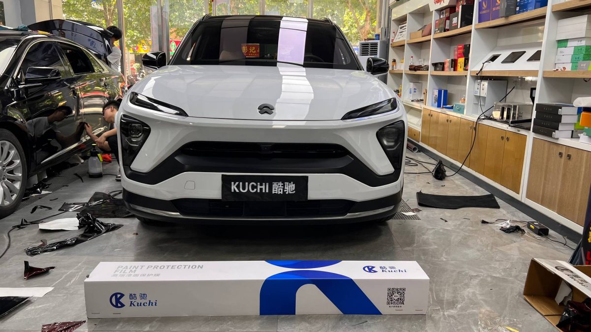 NIO car Color changing film construction effect – Qingdao Magic New ...